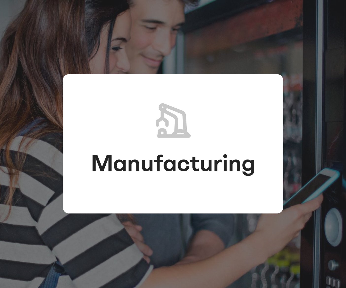 Mobile app for vending machines